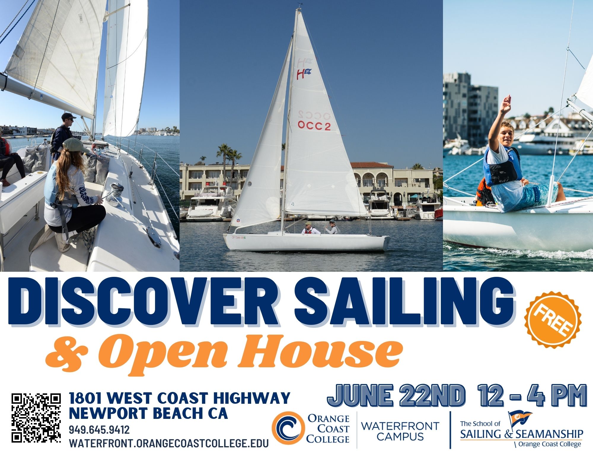Learn to Sail and Powerboat at OCC in Newport Beach
